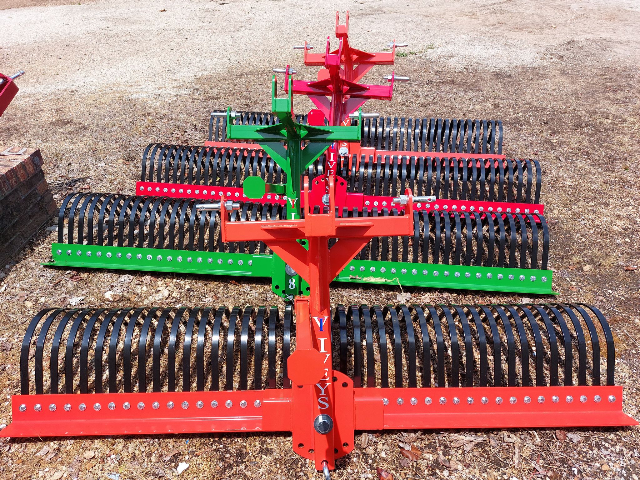 5' Ivey's Landscape Rock Rake | Ivey's Equipment