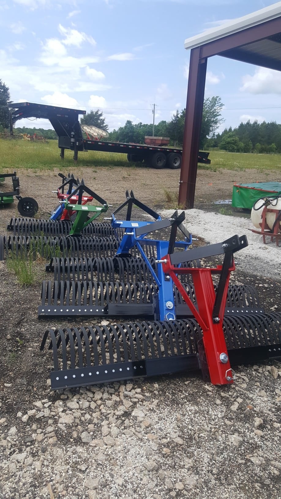 6' J Bar Landscape Rock Rake | Ivey's Equipment