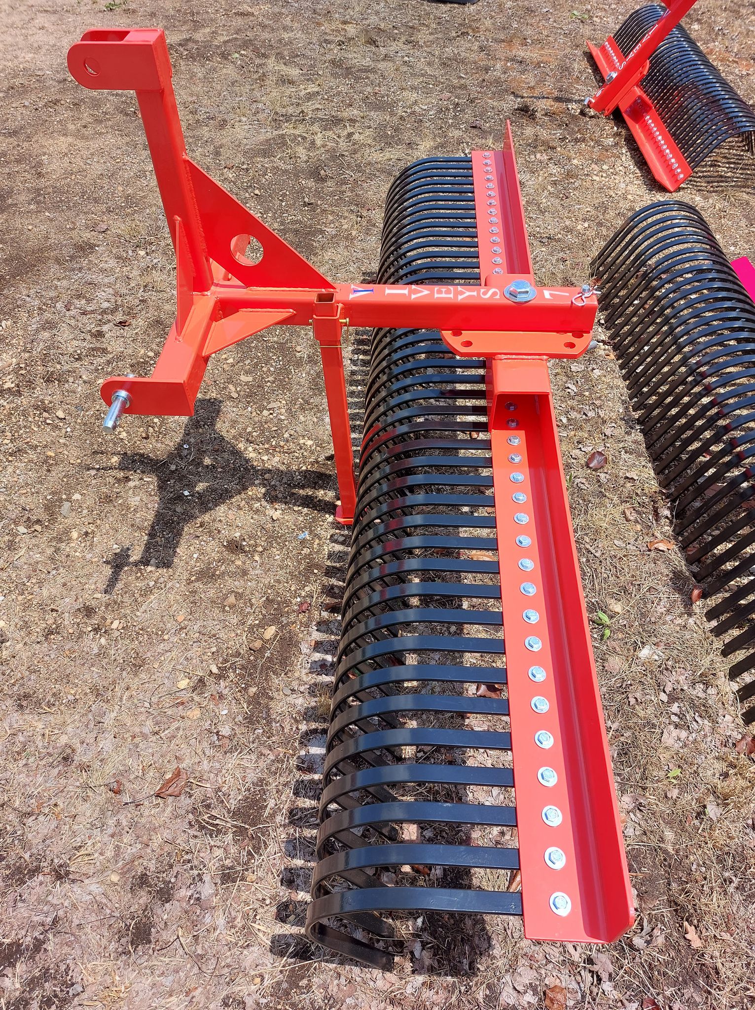 7' Ivey's Landscape Rock Rake | Ivey's Equipment