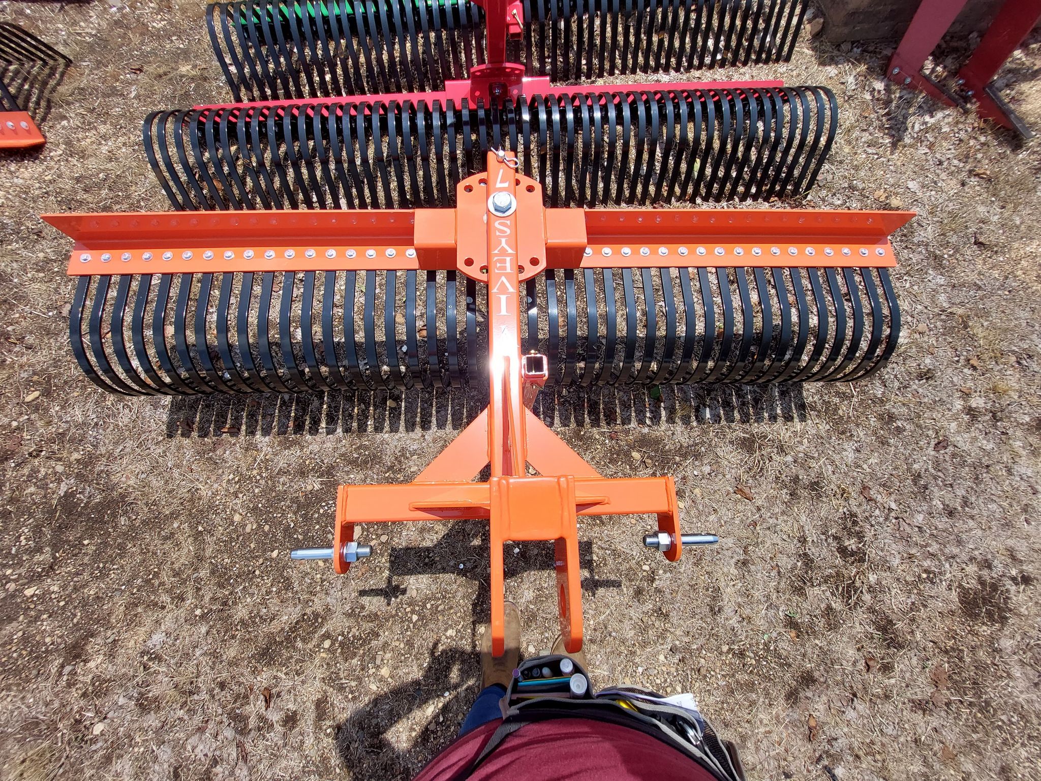 6' Ivey's Landscape Rock Rake | Ivey's Equipment