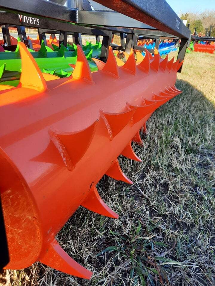 Curved Spikes on Aerator | Ivey's Equipment